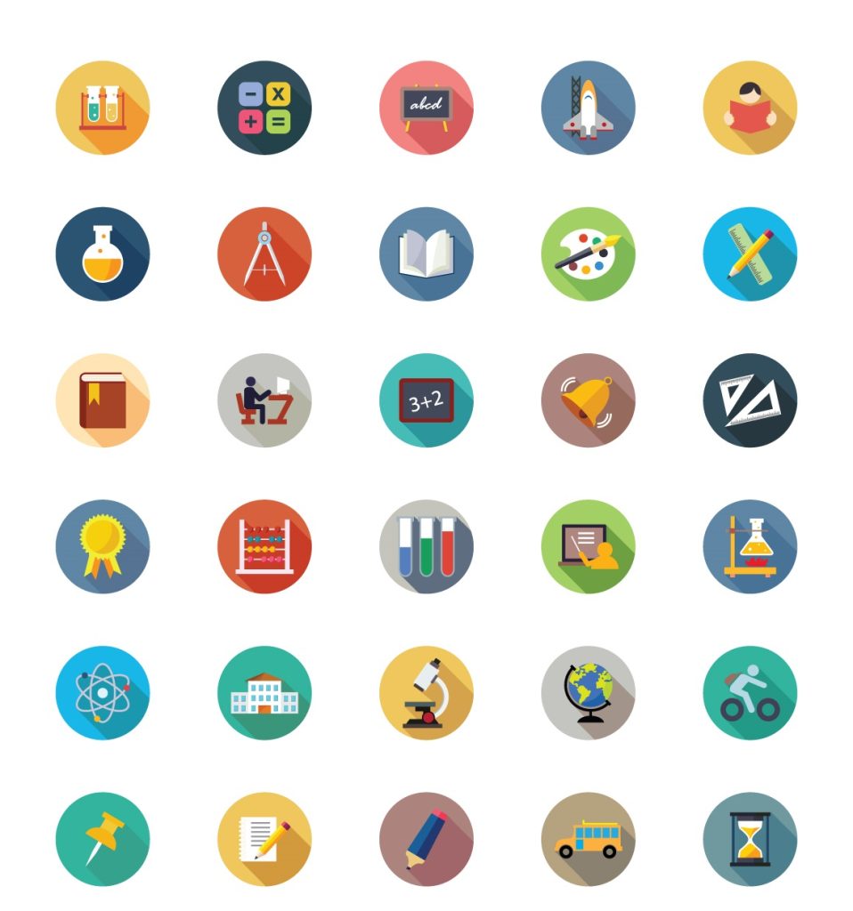 3200+ Flat Vector Icons Bundle,Color Icons - Download Free Icons PNG ...