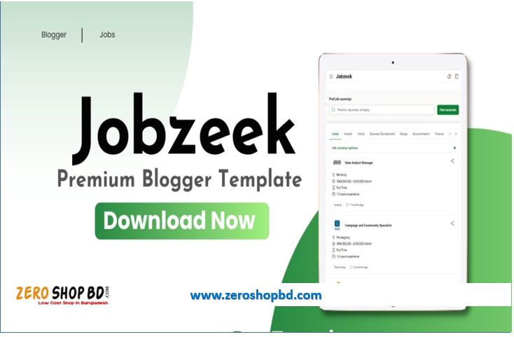 JobZeek Premium Blogger Theme, JobZeek Premium Blogger Theme Free ...